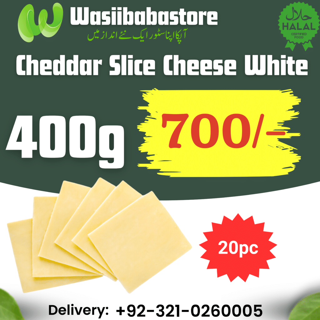 Chadder Cheese Slice 10pc - Wasiibaba Food Store